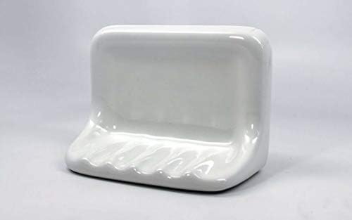 Amazon.com: SiliFine 6.75 x 4.7 Inches White Vintage Ceramic Soap Dish ...