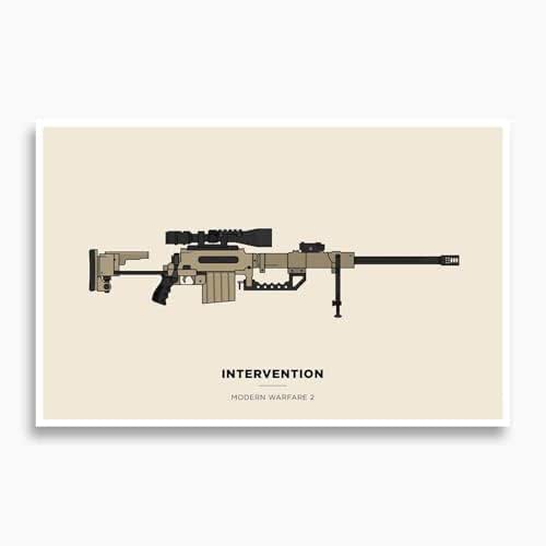 Amazon.com: MW2 Intervention Illustration Poster - Premium Gaming Wall ...