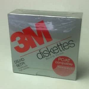 3M Diskettes Double Side Hight Density 96TPI : Amazon.co.uk: Computers ...
