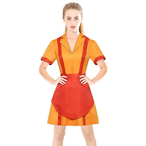 Applysu Women’s Costume Cosplay Dinner Uniform Adult Apron Fancy Dress ...