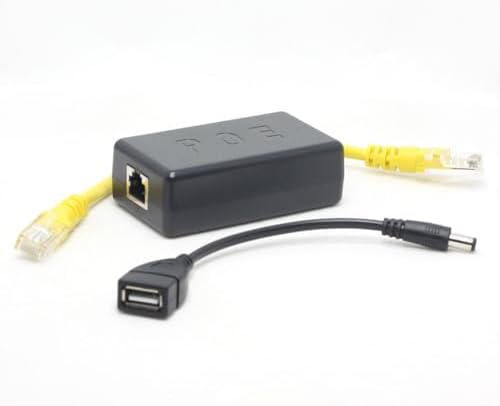 Amazon.com: DSLRKIT 2.5G Gigabit Active PoE Splitter 5V 4A USB Type A ...