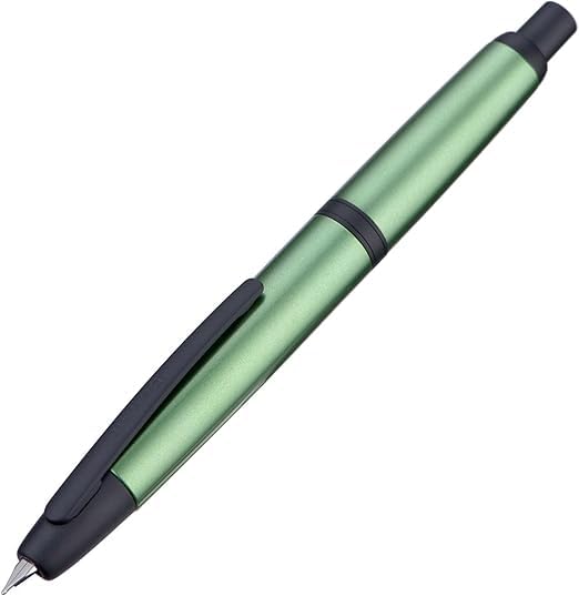 LUOSHI Jinhao 10 Capless Fountain Pen, Sea Pine Green Retractable Fine ...