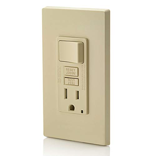 Snapklik.com : Leviton GFSW1-I Self-Test SmartlockPro Slim GFCI ...