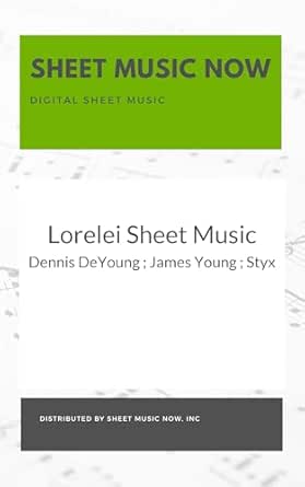 Lorelei Sheet Music eBook : DeYoung, Dennis, Young, James, Styx, James ...