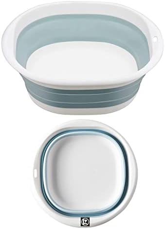 5L Collapsible Washing Up Bowl Folding Hand Wash Basin Retractable ...