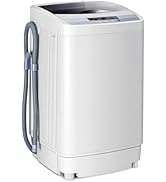 COSTWAY 2 in 1 Portable Washing Machine - 6/10 Programs, Adjustable ...