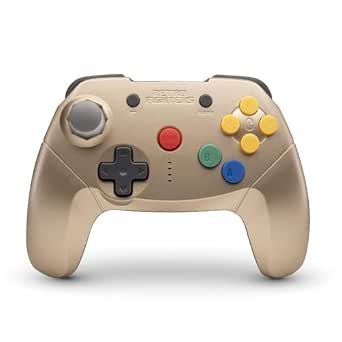 Amazon.com: Limited Gold Brawler64 Bluetooth NSO by Retro Fighters ...