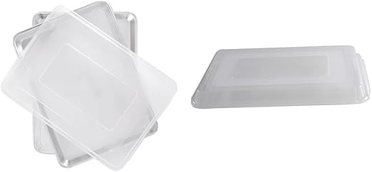 Amazon.com: Nordic Ware Naturals Two Half Sheets with Lid Set, 3-Pieces ...