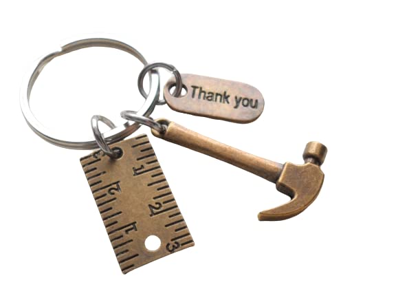 Amazon.com: Builders, Construction Team, Contractor Keychain, Employee ...