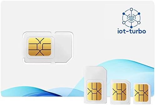 Amazon.com: IoT-Turbo Data-Only SIM Card 3-in-1 Kit, Nationwide 4G LTE ...