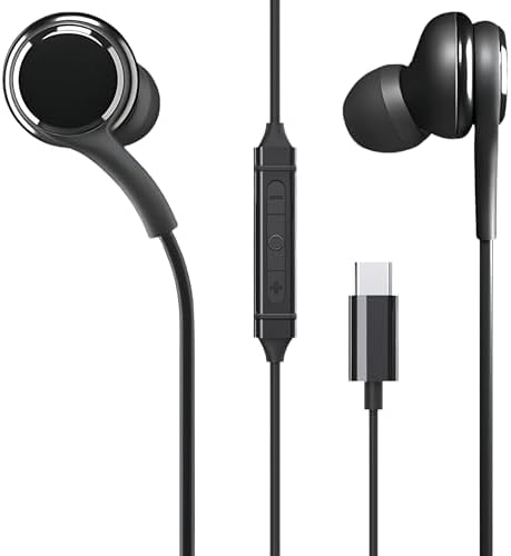Amazon.com: Betron Wired USB-C Ear Buds with Mic & Remote Control for ...