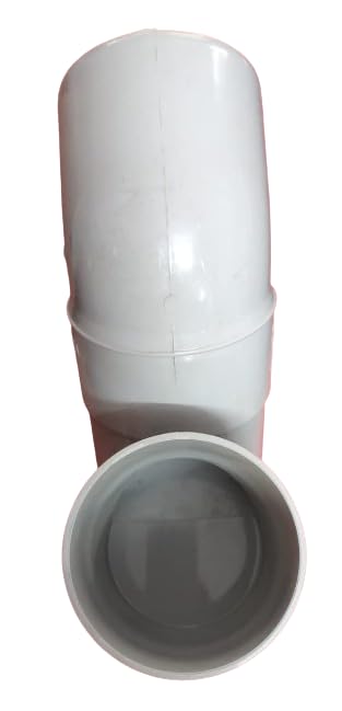 P-Trap Plumbing Pipe Fitting, 45 Degree Elbow, White, Drainage System ...