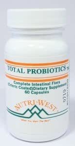 Amazon.com: Total Probiotics - 60 Capsules by Nutri West : Health ...