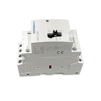 4P 25A 220V/230V 50/60HZ Din rail contacteur modulaire ac domestique avec interrupteur de ...