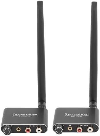 2.4GHz Wireless Audio Transmitter And Receiver, 164ft Low Latency And ...