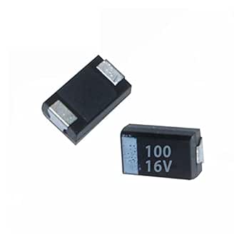 100PCS 3528 16V 100UF 107C B Type SMD Tantalum Capacitor JITZEGMD ...