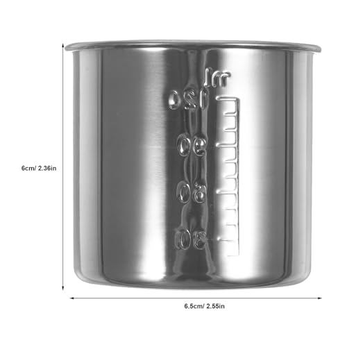 DEARMAMY Stainless Steel Rice Measuring Cup, Scaled Cup Measuring ...