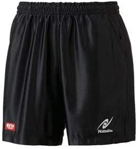 Amazon | ニッタク（Nittaku）卓球パンツ RUMISTAR SHORTS（ルミスターショーツ）男女兼用 NW2503 ブラック 3S | アクティブショートパンツ 通販