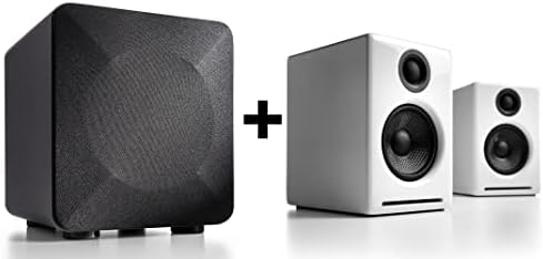Amazon.com: Audioengine A2 White Pc Speakers for Desktop and S6 ...