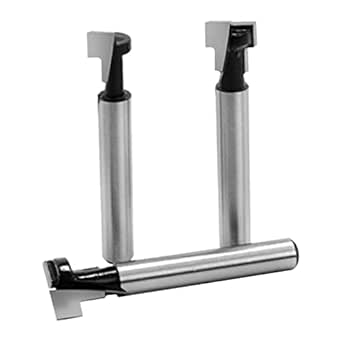 CALANDIS® 3Pcs T-Slot Cutter Router Bit Keyhole Router Bits for Wood ...
