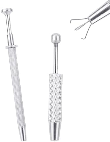 2pcs Piercing Ball Grabber Tool, 4-Claw Piercing Changing Tool ...