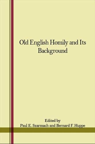 Buy Old English Homily and Its Background Book Online at Low Prices in ...