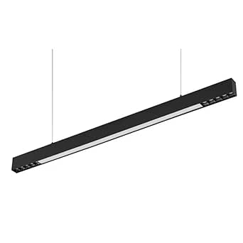 Acco LED 40W Hanging Blade and Diffused Linear LED Light | Sleek Black ...