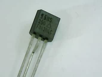 SILICONIX BS250 .8W, Transistor, 45V, MOSFET, 27A, P Channel, TO-92 ...