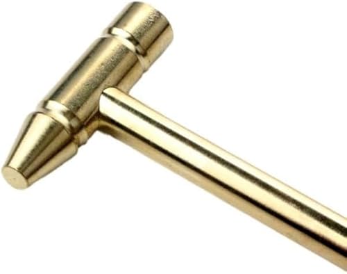 Junfamilee 1 Pc Gold Mini Golden Hammer Brass Hammer with Screwdriver ...