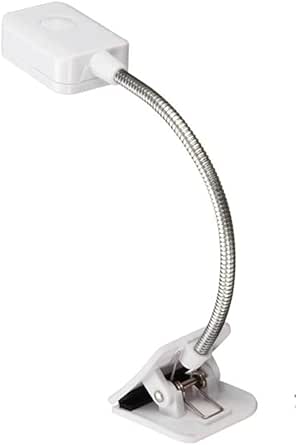 Psdndeww ABS Battery Operated Book Light Clip On Reading Light in Bed ...