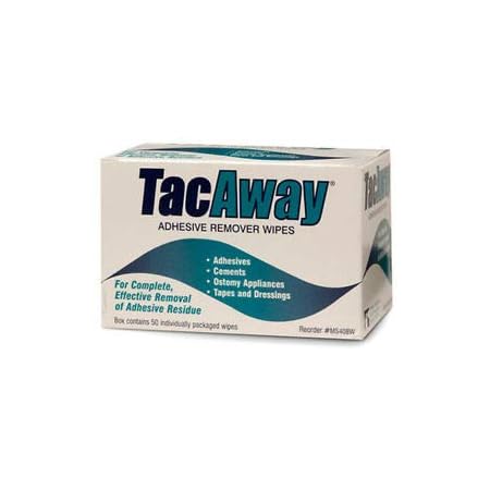 Amazon.com : Skin-Tac-H Adhesive TacAway Remover Wipes, 50 Count (2 ...