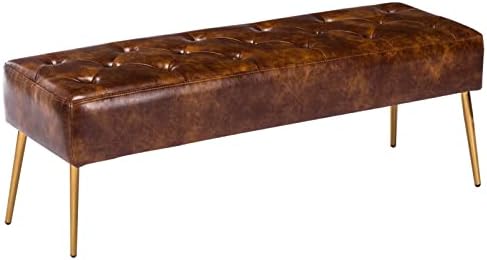 Amazon.com - Deco 79 Wood Tribal Bench with Wood Legs, 33" x 15" x 18 ...
