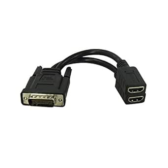 DMS-59 to HDMI DMS 59 to 2X HDMI Cable Adapter - HDMI Splitter Cable ...