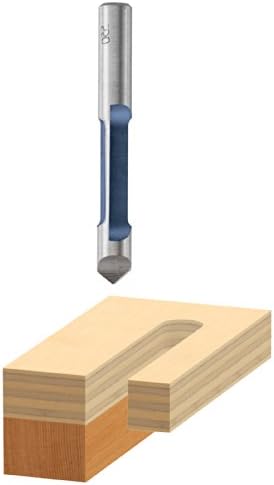 BOSCH 85244 1/4-Inch Carbide Tipped Straight Fluted Pilot Panel Bit ...