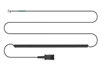 Amazon.com: QD Headset U10P RJ9 Adapter Cable for Plantronics QD (Quick ...