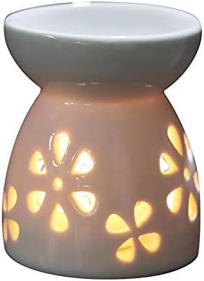 Amazon.com: Katutude Ceramic Tealight Candle Holder, Hollow Engraving ...