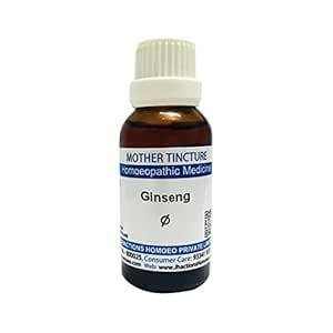 Jhactions® Ginseng Q - 30mL | Homeopathic Mother Tincture Drops : Amazon.in: Health & Personal Care