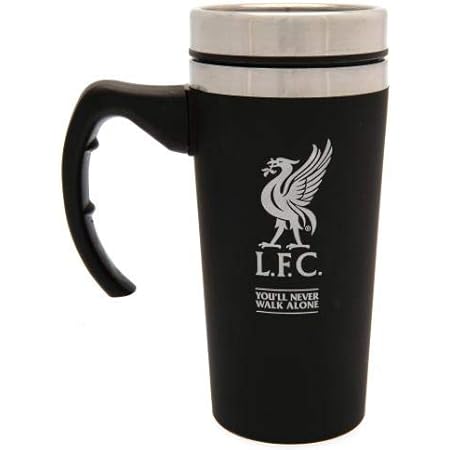 Liverpool FC Executive Handled Travel Mug Official Merchandise : Amazon ...