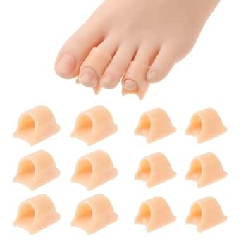 Sibba 6 Pack Hammer Toe Straightener Corrector Toe Splint Gel Toe ...