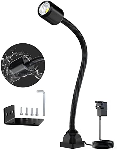 Led Machine Light,8W Led Lamp, IP65 Water Proof Flexible Gooseneck Lamp ...