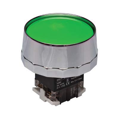B30-21G-F65, 30mm Momentary Push Button, 65mm Metal Full Guard Head ...