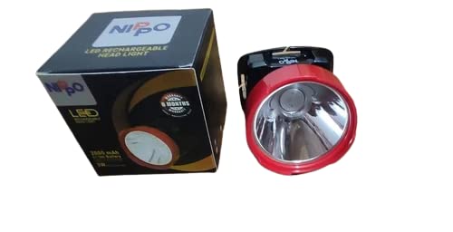 Nippo Cool White Rechargeable Head Torch Light, Battery Type: Lithium ...