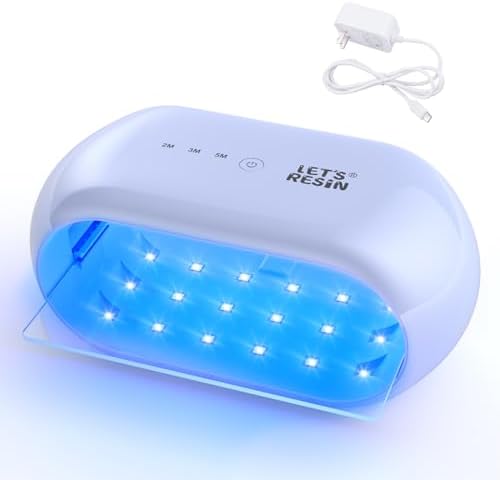 Amazon.com: xcvoc Rechargeable UV Resin Light Lamp Curing for Crafts ...