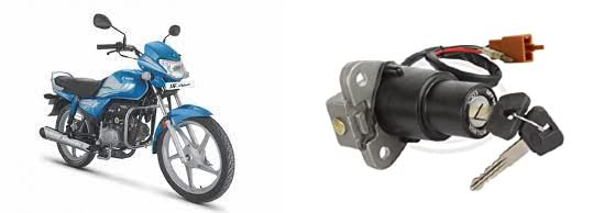 WHEEL DRIVE Compatible for Hero Honda Hf-Deluxe Bs6 Ignition Main Lock ...