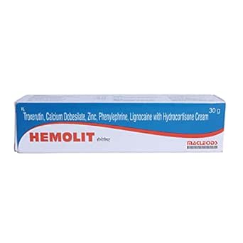 Hemolit - Tube of 30 gm Cream : Amazon.in: Health & Personal Care