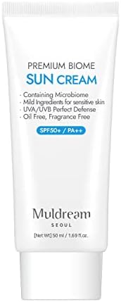 Amazon.com: Muldream Oil Free Premium Biome Sun Cream SPF50+ / PA++ 1. ...