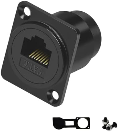Amazon.com: YiKaiEn RJ45 Panel Mount Adapter - 8P8C Female-to-Female ...
