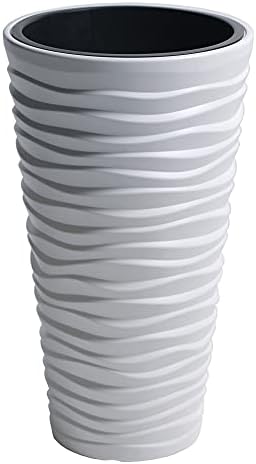 URBNLIVING New Large Side Tall Sand Effect Flower Plant Pot Indoor ...