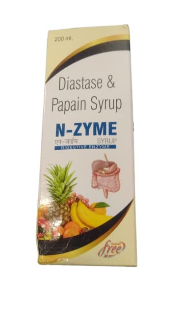 Buy SMS. Diastase-N-ZYME Syrup For Digestive System 200ml. Pack of 2 ...