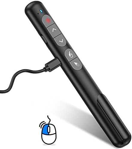 Amazon.com: DINOSTRIKE Wireless Presenter Remote with Air Mouse Control ...